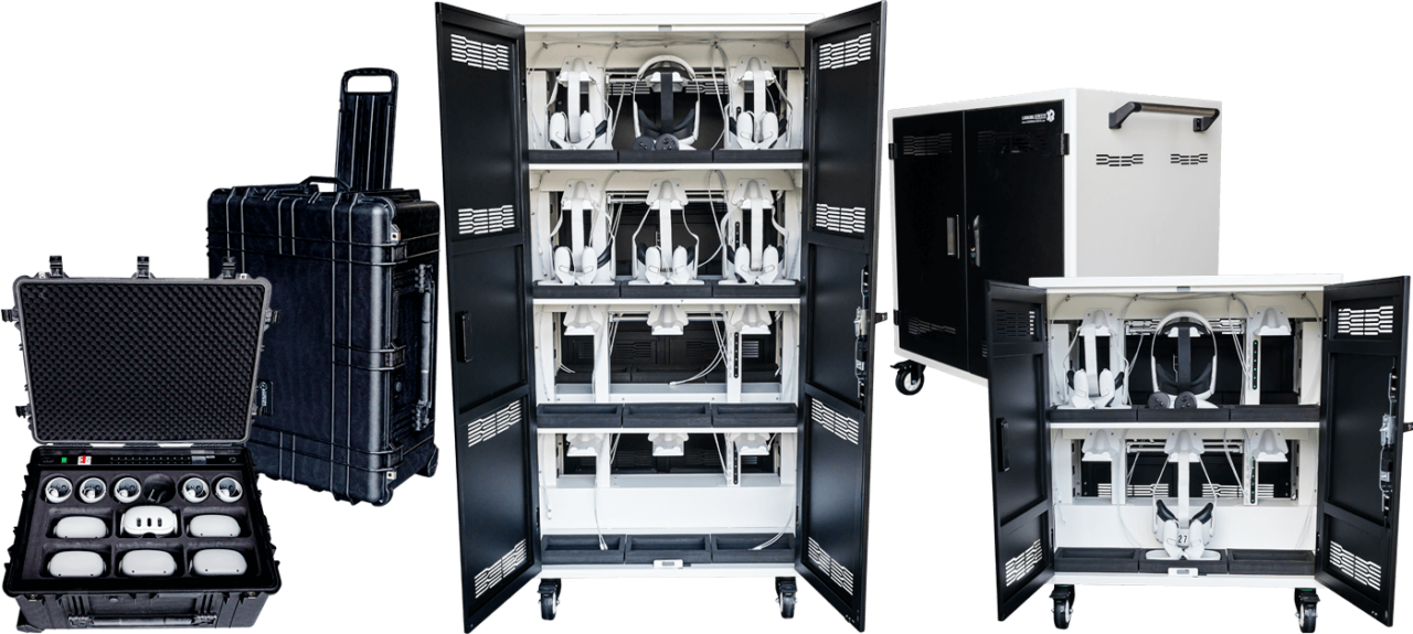 VR Storage Cart, VR Charging Cart, VR Storage Solutions