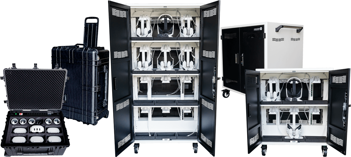 VR Storage Cart, VR Charging Cart, VR Storage Solutions
